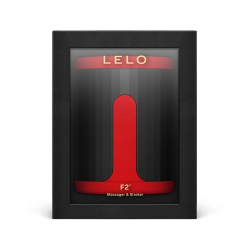 LELO F2S Massager & Stroker Red – Luxury Rechargeable Stroker and ...