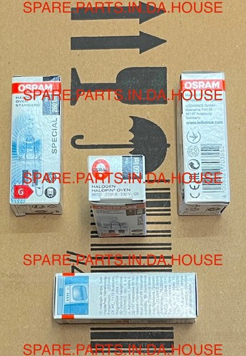 4 x Miele Oven Halogen Lamp Light Bulb Globe H 2601 B H 2661 B H 2661 ...