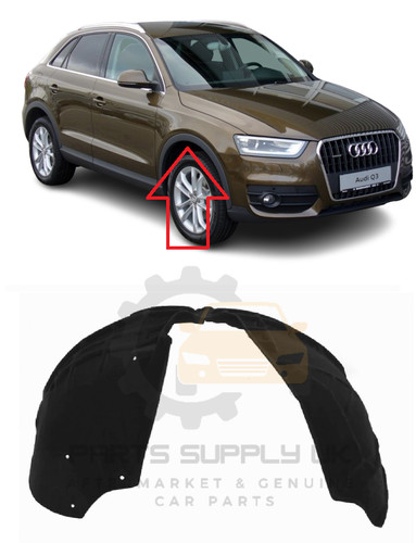 NEW FOR AUDI Q3 8U 2011-2015 FRONT INNER FENDER WHEEL SPLASH GUARD ...