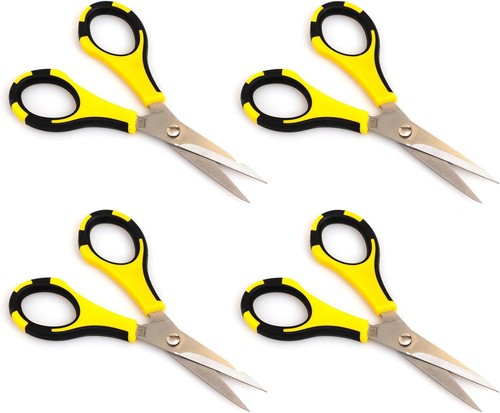 EK Tools Cutter Bee Scissors 4 Pack, Black and Yellow, Multi Pack ...