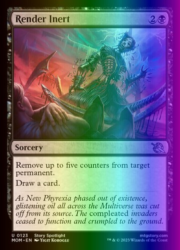 MTG Magic the Gathering Render Inert (123/526) March of the Machine NM FOIL | eBay