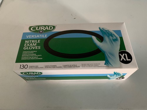 CURAD Nitrile Gloves 130 pcs - XL | eBay