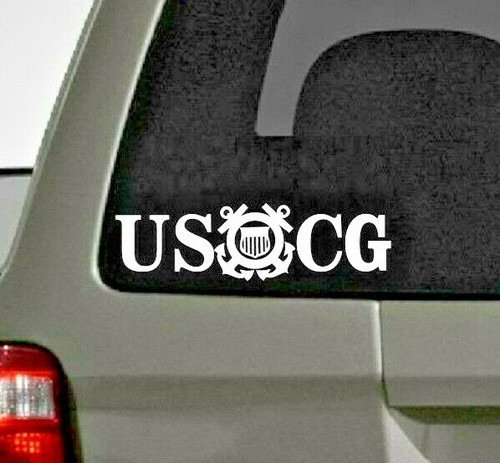 USCG Emblem Vinyl Window Sticker UNITED States Coast Guard | eBay