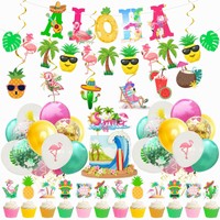 Luau Party Aloha Streamer 5' x 8.5" Aloha Luau Party Decorations Luau ...