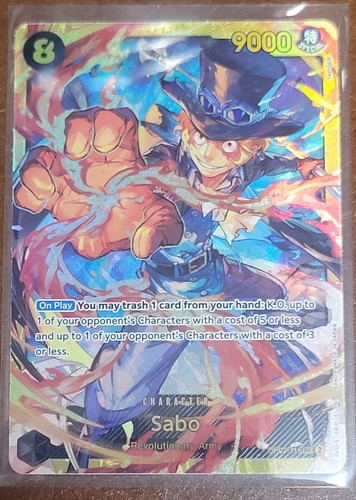 Sabo OP07-118 SEC One Piece TCG 500 Years in the Future Secret Rare ...