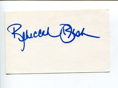 Rebeccah Bush Twilight Zone Jake And The Fatman Signed Autograph | eBay