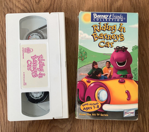 RARE! Riding In Barney's Car (1995, VHS) Barney & Friends. Sing Along ...