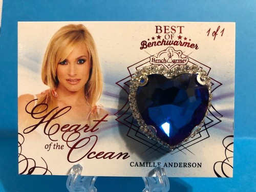 Best of Benchwarmer 2022 Heart of Ocean Camille Anderson 1/1 ICE BLUE ...