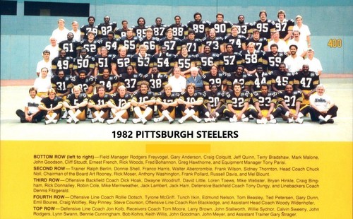 1982 PITTSBURGH STEELERS 8X10 TEAM PHOTO NFL FOOTBALL PICTURE | eBay