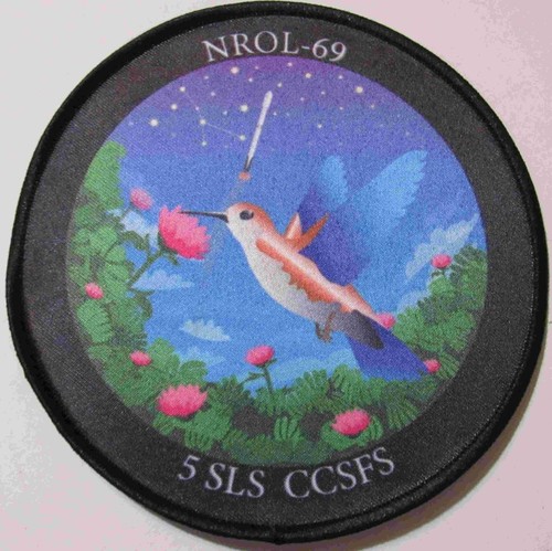 5 SLS FALCON 9 NROL-69 SPACE MISSION PATCH CAPE CANAVERAL SPACE FORCE ...