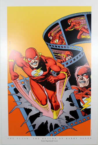THE FLASH "RETURN OF BARRY ALLEN" PRINT by Brian Bolland ~ 9" x 14" | eBay