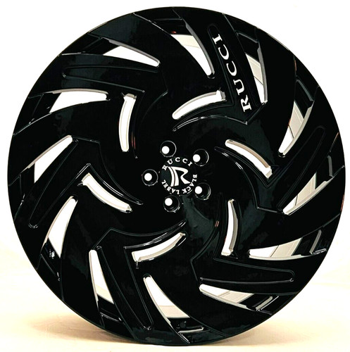 RUCCI BLACK LABEL BOLT PATTERN 5X115 SIZE 24X9 FITS ALL DODGE CHARGER ...