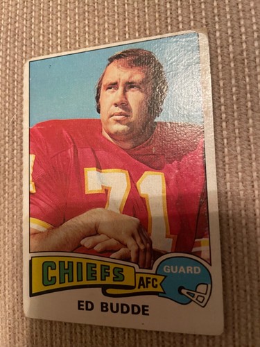 1975 Topps Ed Budde Guard Kansas City Chiefs #174 | eBay