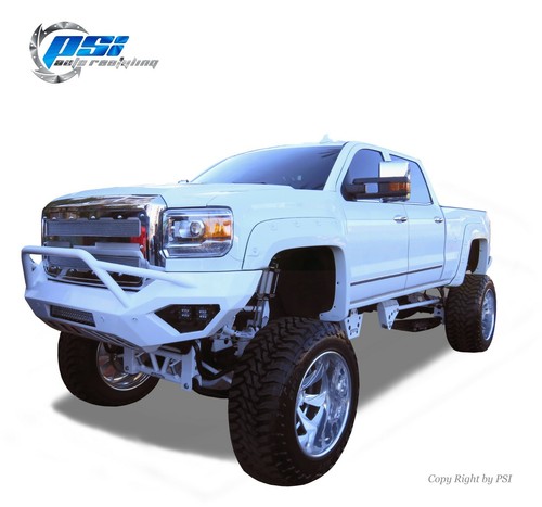 Paintable Pop-Out Bolt Fender Flares Fits GMC Sierra 2500HD / 3500 HD ...