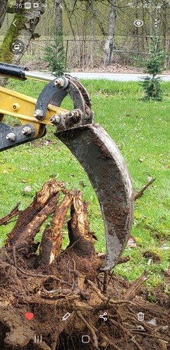 24" XL USA CURVED Ripper Claw Talon Mini Excavator AGT Kubota Cat Deere ...