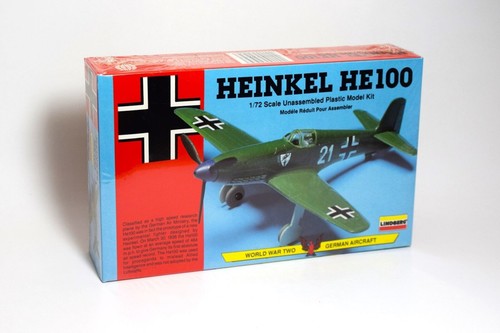 Lindberg 70584 1/72 Scale WWII German Heinkel HE100 Plastic Model ...