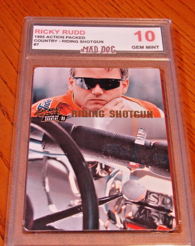 RICKY RUDD***1995 ACTION PACKED--SHOTGUN****GEM Mint 10***NASCAR***Mad ...