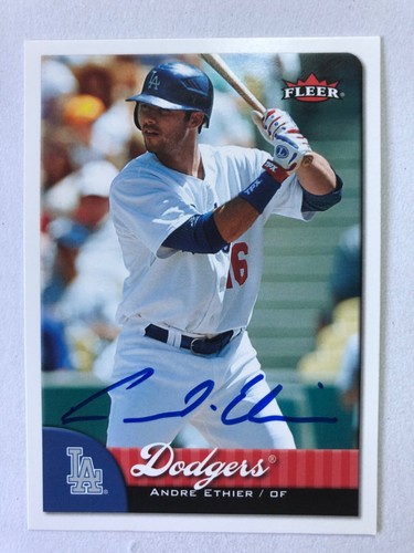 2007 Fleer Los Angeles Dodgers Andre Ethier Autographed Card #16 | eBay