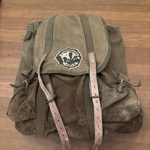Superb Smoky Mountain Hiking Club Backpack From 1940s With Patch ...