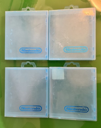 Lot Of 4 Nintendo NES Storage Box Plastic Clamshell Game Hard Case OEM ...