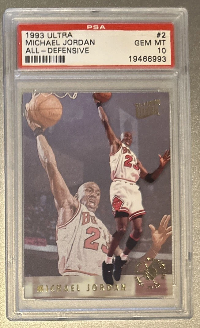 Michael Jordan 1993 Fleer Ultra #2 All-Defensive Team Price Guide ...