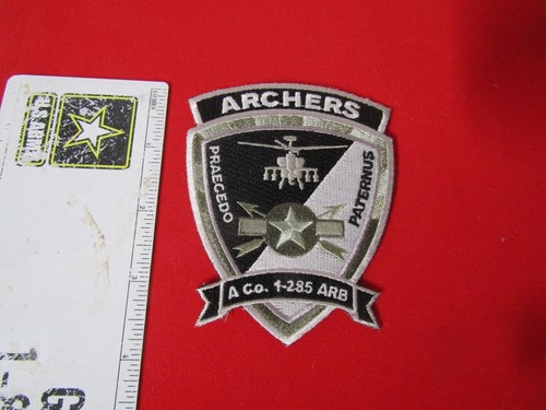 MILITARY PATCH SEW ON A CO 1-285 ARB ARCHERS PRAECEDO PATERNUS | eBay