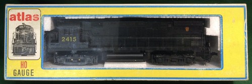 Atlas Yellow Box H.O. Locomotive Alco C-424 Pennsylvania (Railroad ...