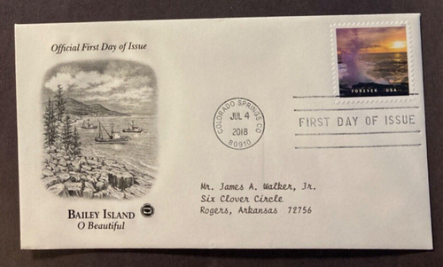#5298 O Beautiful: Bailey Island addressed on 1 PCS cachet | eBay