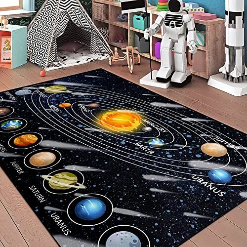 Solar System Rug 5x7