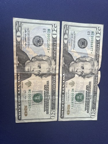 Fancy Serial Number Low Number Star Note! | eBay