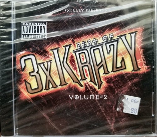 Best of 3X Krazy, Vol. 2 BAY AREA RAP LEGENDS RARE O.O.P CD ...