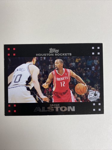 RAFER ALSTON 2007 TOPPS HOUSTON ROCKETS BASKETBALL CARD | eBay