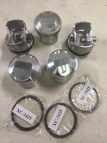 87mm MTC Pistons 18mm pins Kawasaki Suzuki vortec head | eBay