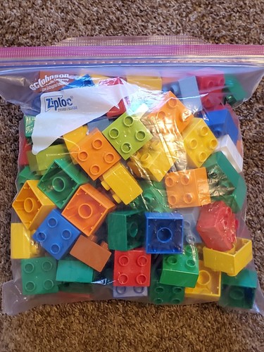 Lego Duplo 2x2 Bricks - Lot of 100 All colors | eBay
