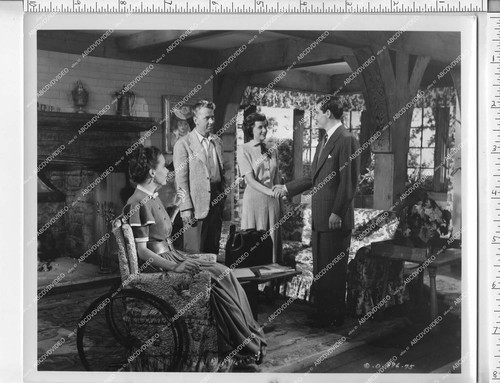 o98769 1948 orig photo Alexander Knox, Susan Peters, Phyllis Thaxter ...