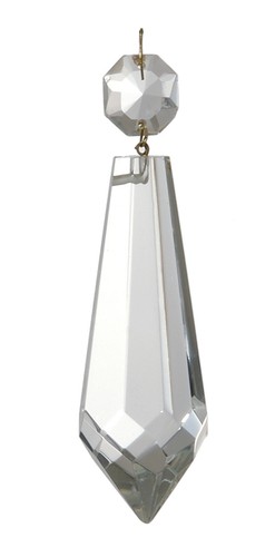 BrilliantCut 3 1/2" (87Mm) Crystal Plug Drop Prism | eBay