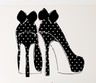 Vinyl Decal Wall Sticker Stilettos Beautiful Female High Heel Shoes Bow ...