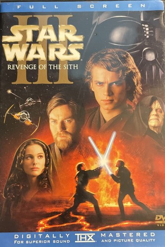 STAR WARS EPISODE III - Revenge of the Sith FULL SCREEN DVD | eBay