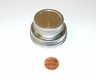 8 X 1/2 oz. Round Shallow Survival Tin Can With Screw Top Lid - Use ...