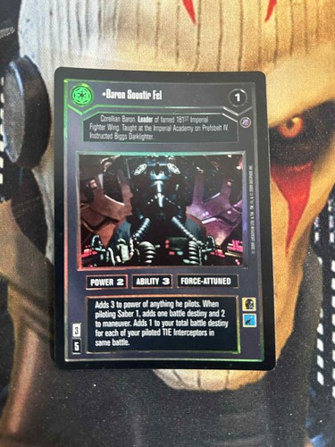 Star Wars CCG Baron Soontir Fel FOIL Reflections II NM | eBay