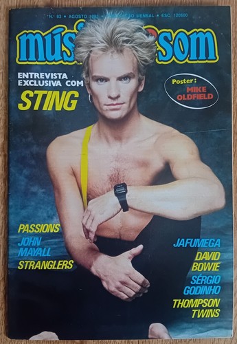 STING STRANGLERS JOHN MAYALL DAVID BOWIE MIKE OLDFIELD PORTUGAL ...