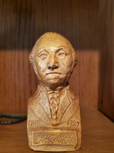 George Washington President Collectible Plaster 4" Gold Desk Bust | eBay