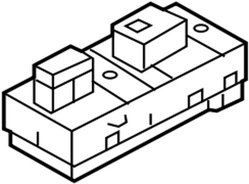 25401-1V80A Nissan Switch assy-power window, main 254011V80A, New ...