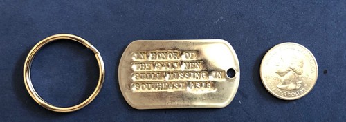 POW/MIA Dog Tag Keychain In Honor Of Those Still Missing Or Held ...