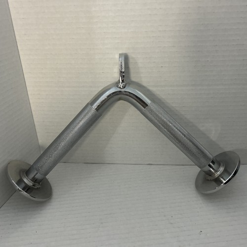 V-Shaped Push Down Bar Universal Cable Machine Attachment | eBay