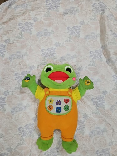 Vintage 2001 Leap Frog Baby Tad Hug & Learn Stuffed Animal Toy w/Sound ...
