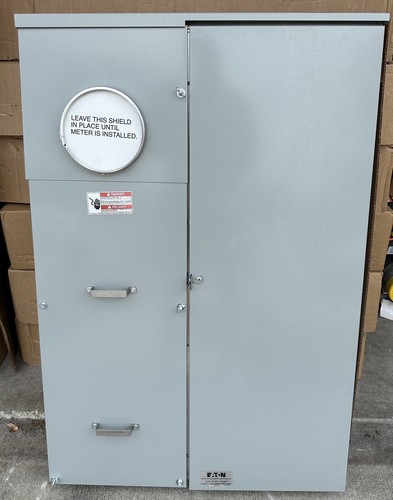 400A AMP SOLAR READY METER MAIN ELECTRICAL BREAKER PANEL EATON ...
