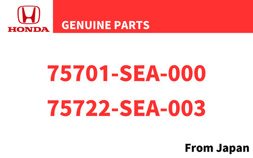 HONDA Genuine ACCORD CL7 CL8 CL9 Rear Emblem Budge & Ornament Set JDM ...