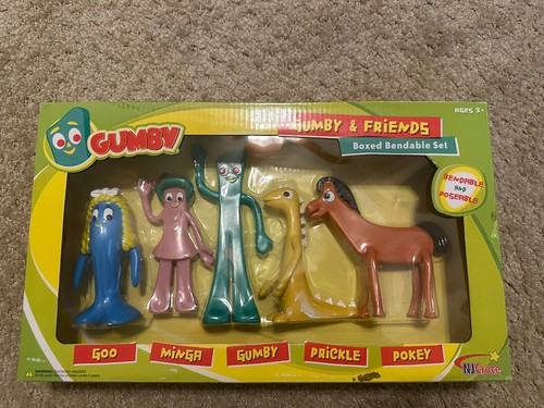 Gumby and Friends Bendable Figures Box Set of 5 | eBay