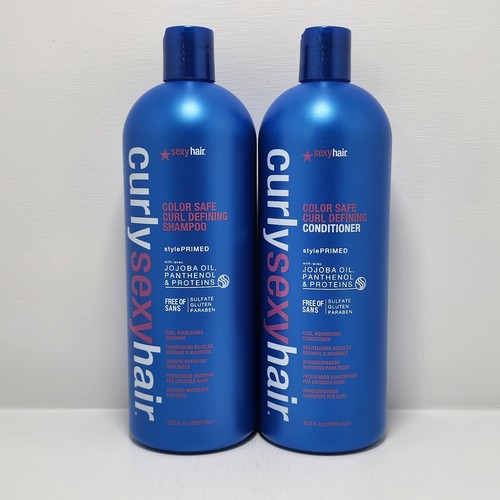 Curly Sexy Hair Color Safe Curl Defining Shampoo & Conditioner 33.8 oz ...